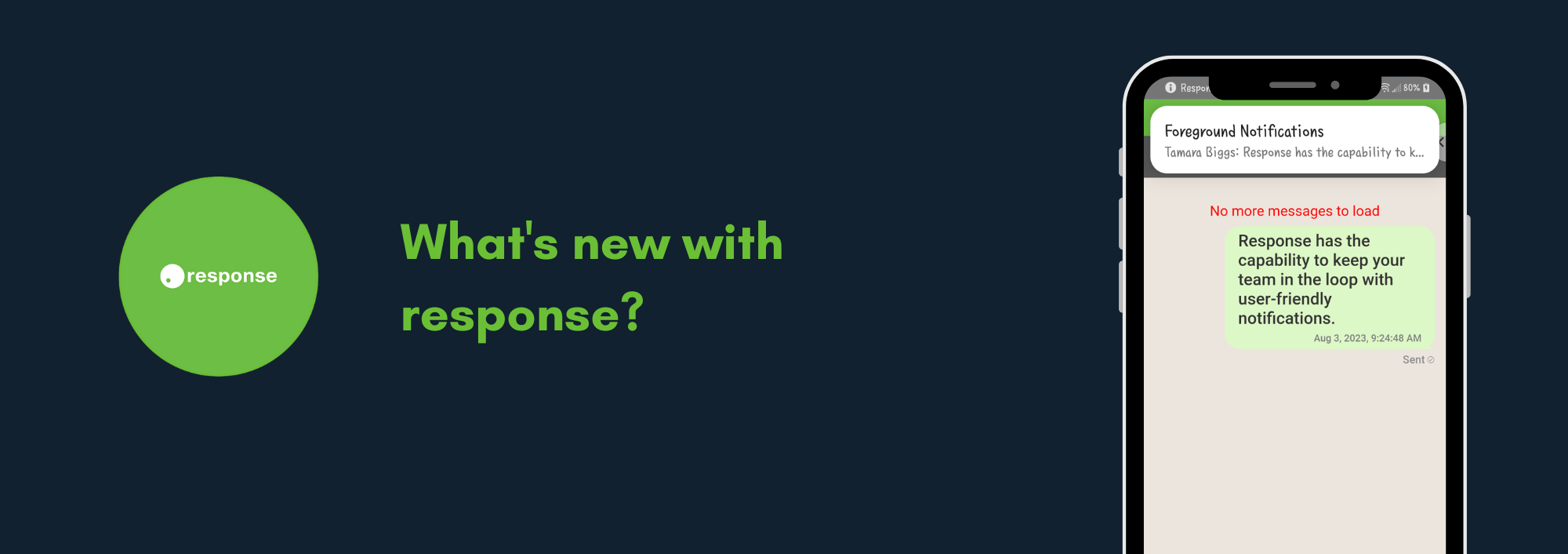 What’s new with the Response App? - response.app